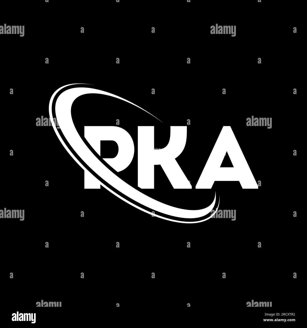 PKA logo. PKA letter. PKA letter logo design. Initials PKA logo linked ...