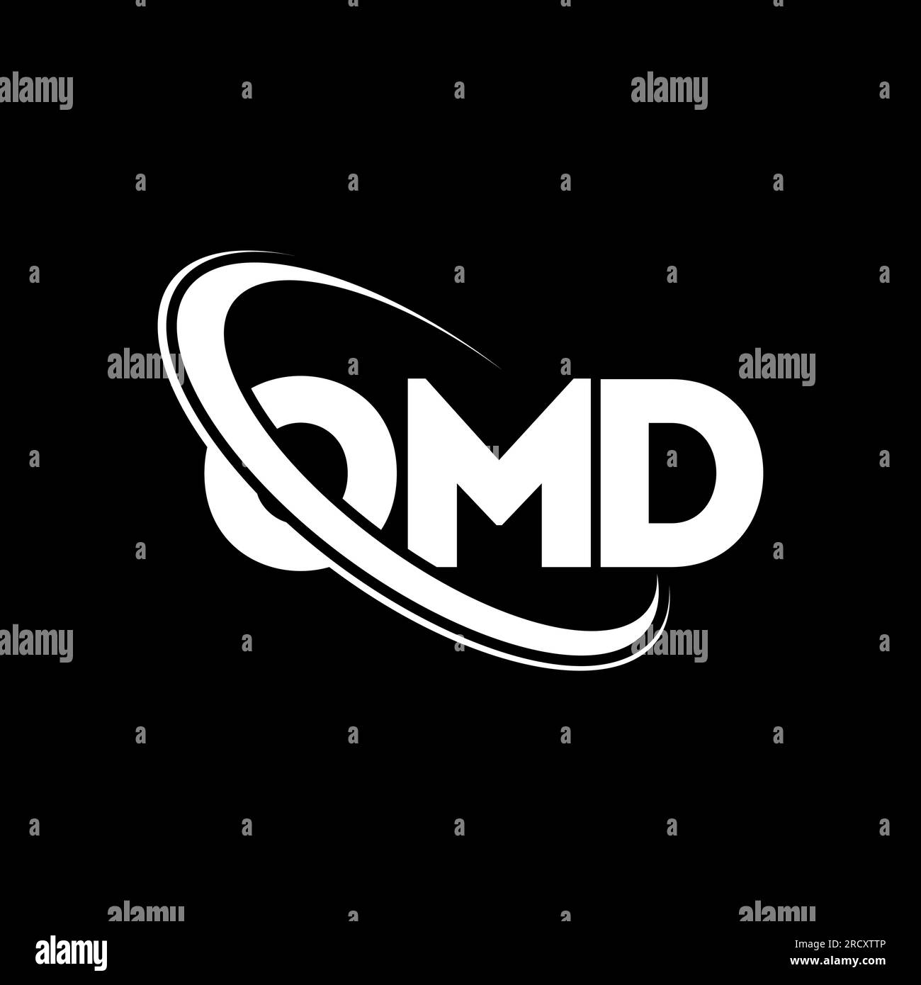 OMD logo. OMD letter. OMD letter logo design. Initials OMD logo linked ...