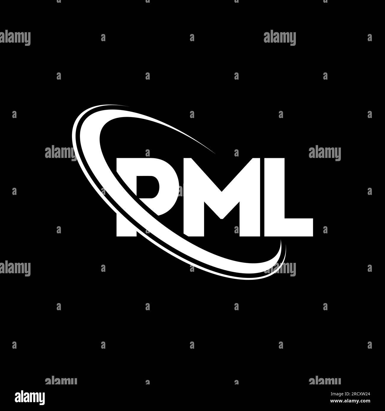 PML logo. PML letter. PML letter logo design. Initials PML logo linked ...