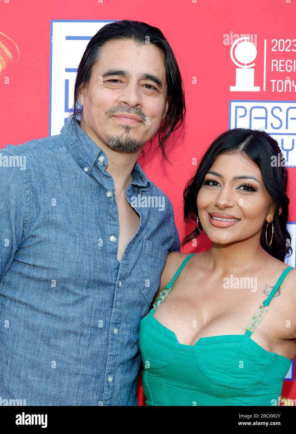 Pasadena, Ca. 16th July, 2023. Antonio Jaramillo, Ashley Alvarez at the ...