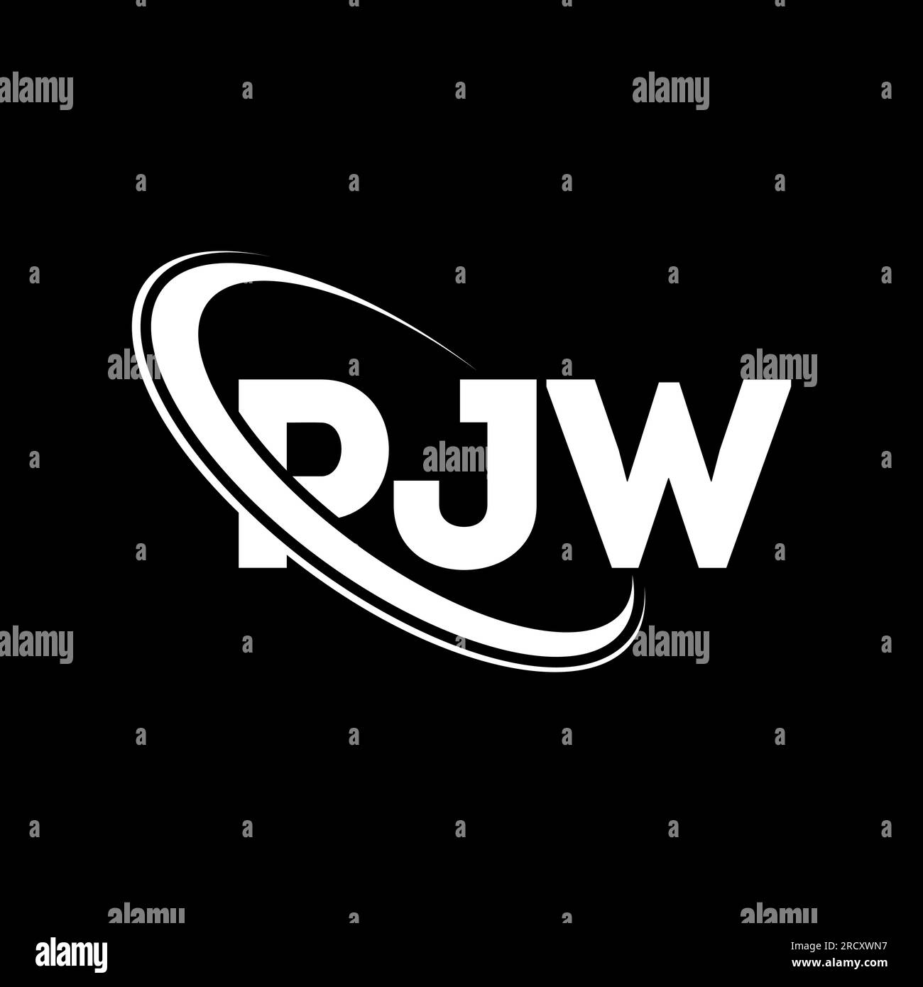 Pjw logo design hi-res stock photography and images - Alamy