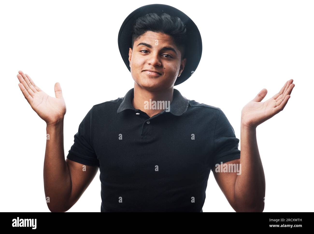 Indian confident happiness hat man hi-res stock photography and images ...