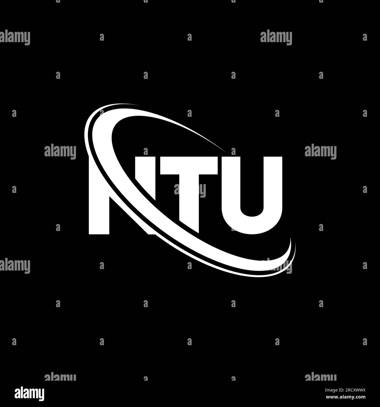 NTU logo. NTU letter. NTU letter logo design. Initials NTU logo linked ...