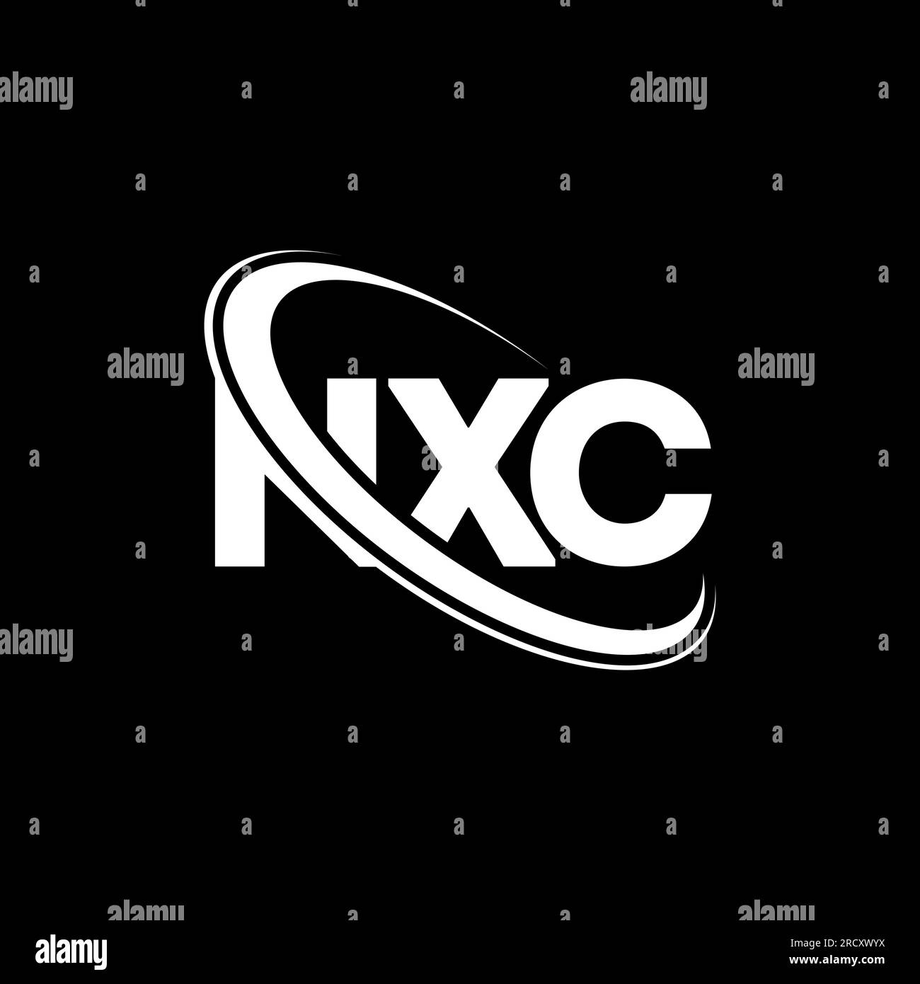 NXC logo. NXC letter. NXC letter logo design. Initials NXC logo linked ...