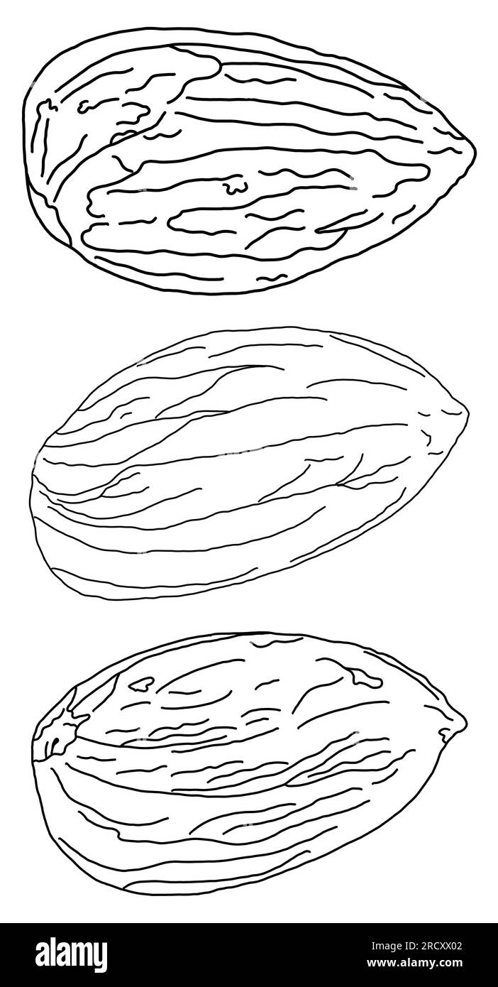 Hand of almonds Cut Out Stock Images & Pictures - Alamy