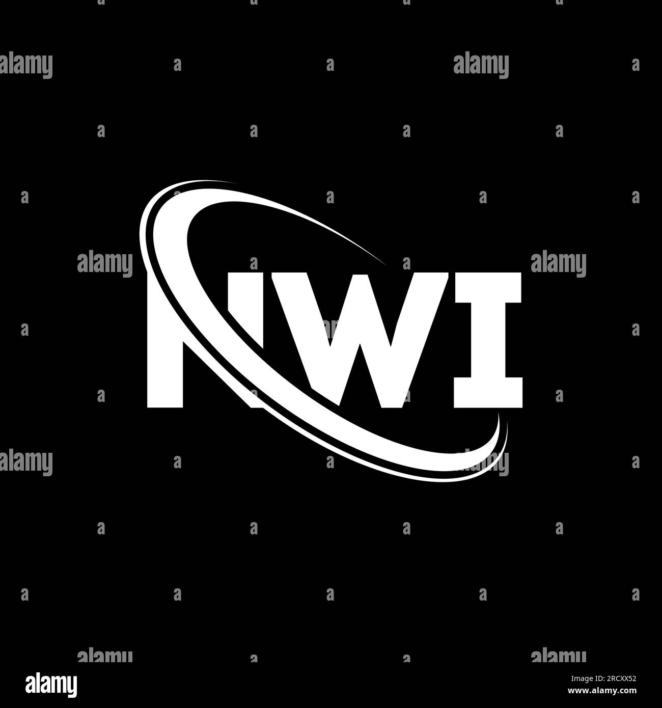 Nwi logo design Stock Vector Images - Alamy
