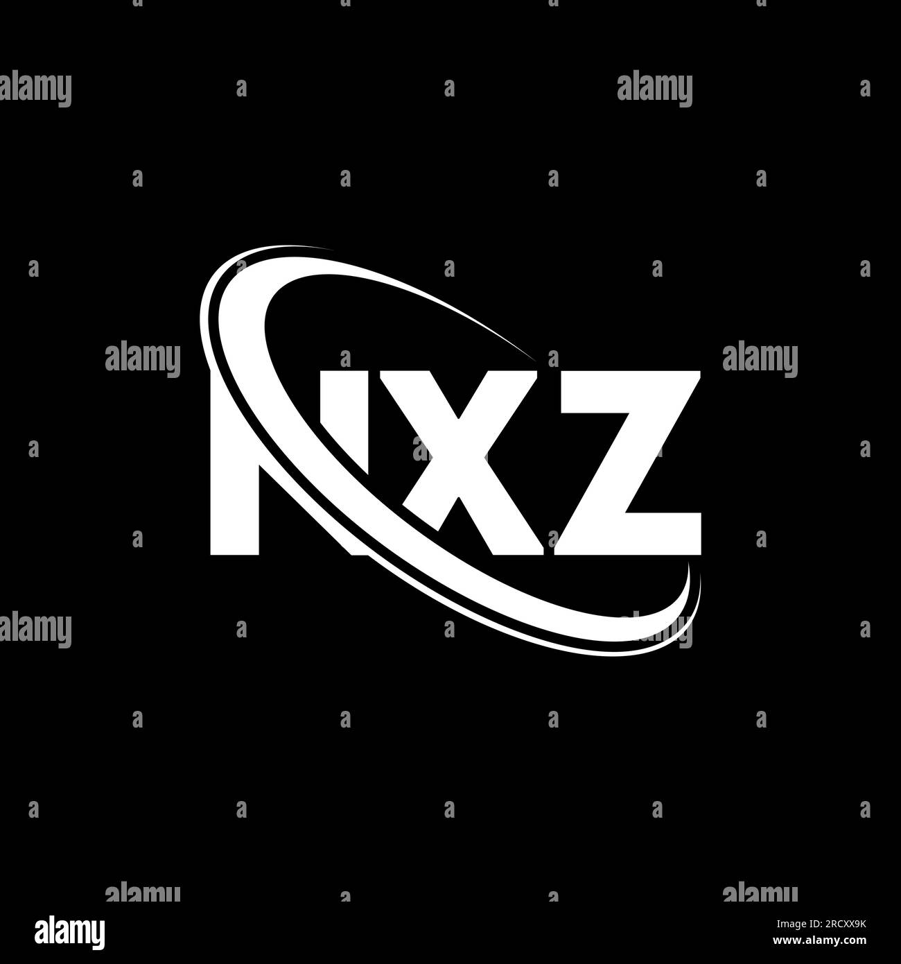 NXZ logo. NXZ letter. NXZ letter logo design. Initials NXZ logo linked ...
