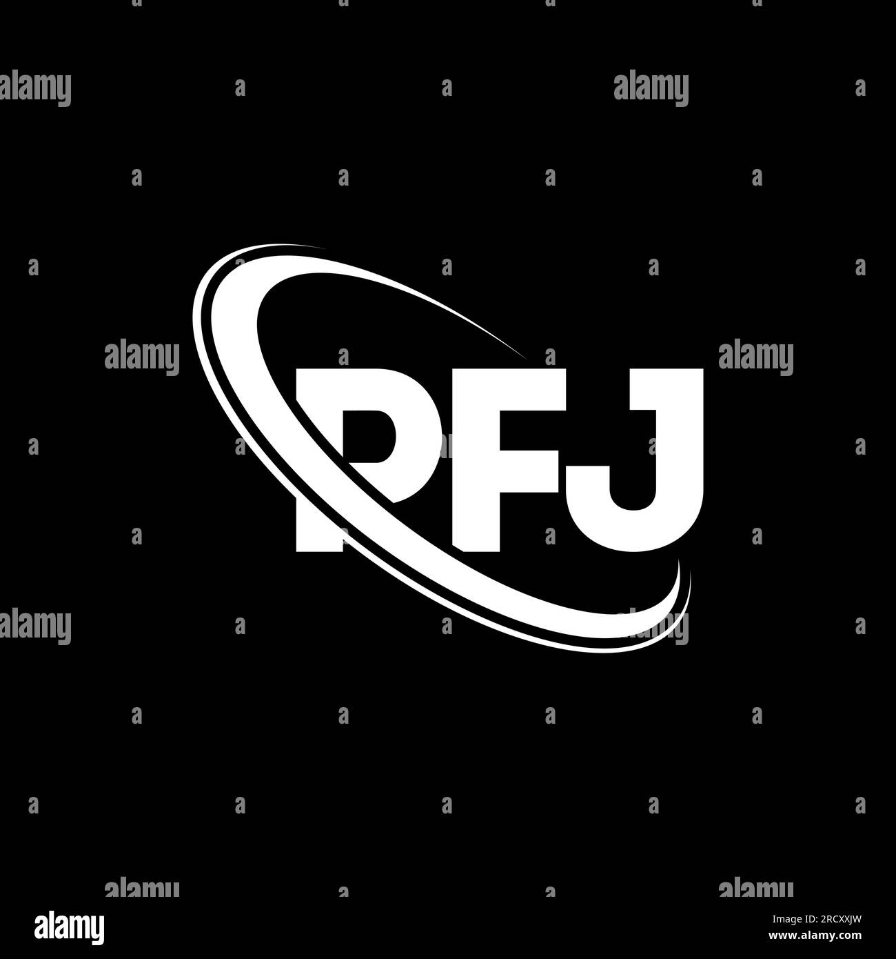 Pfj technology logo Stock Vector Images - Alamy