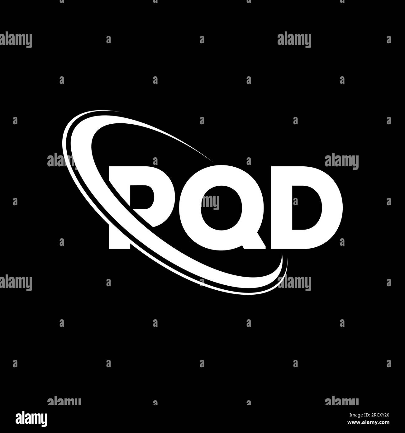 PQD logo. PQD letter. PQD letter logo design. Initials PQD logo linked ...
