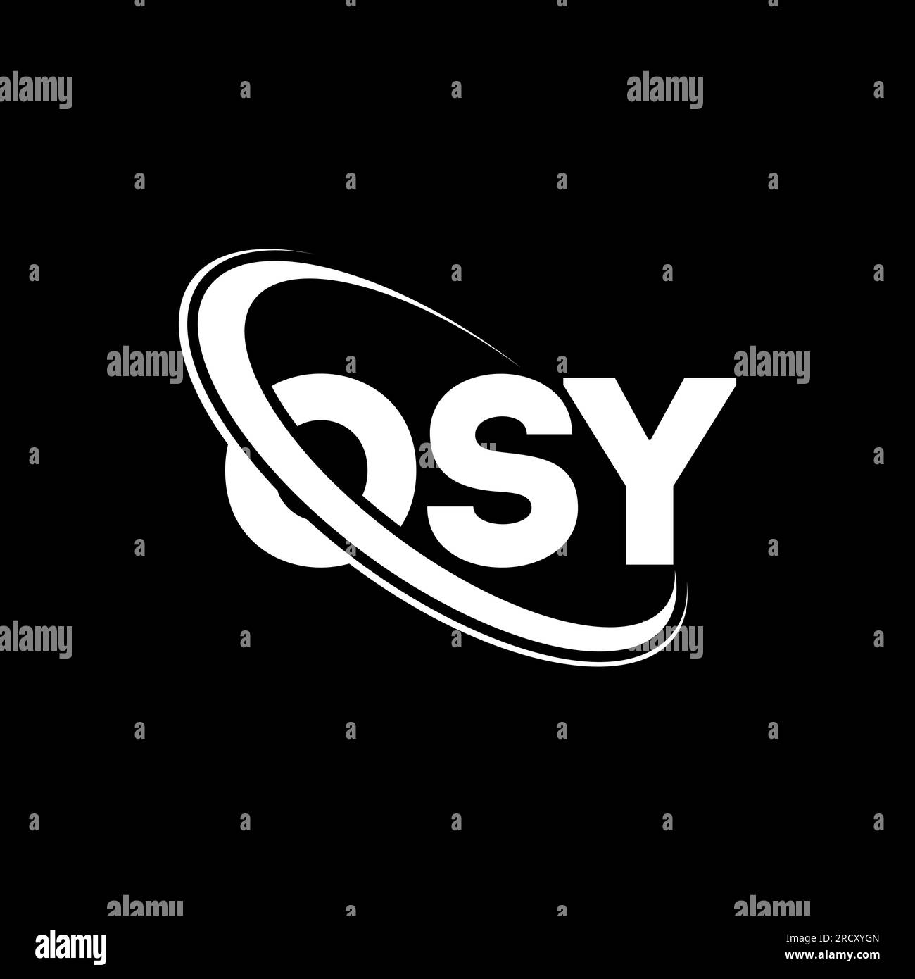 OSY logo. OSY letter. OSY letter logo design. Initials OSY logo linked ...