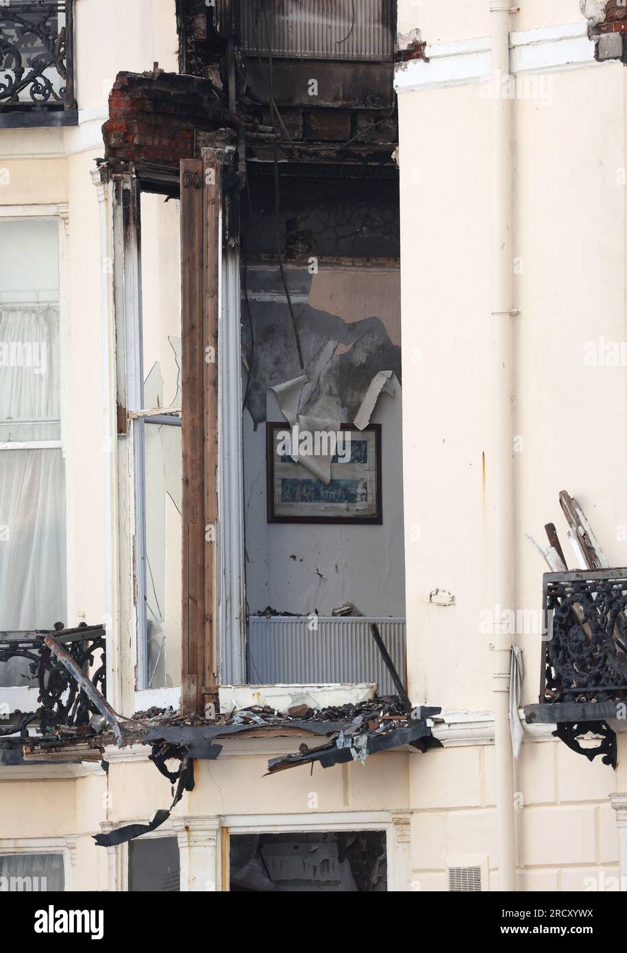 Royal albion hotel fire 2023 hi-res stock photography and images - Alamy