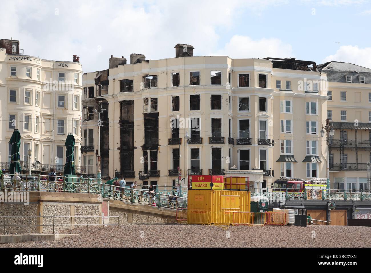 Royal albion hotel fire 2023 hi-res stock photography and images - Alamy