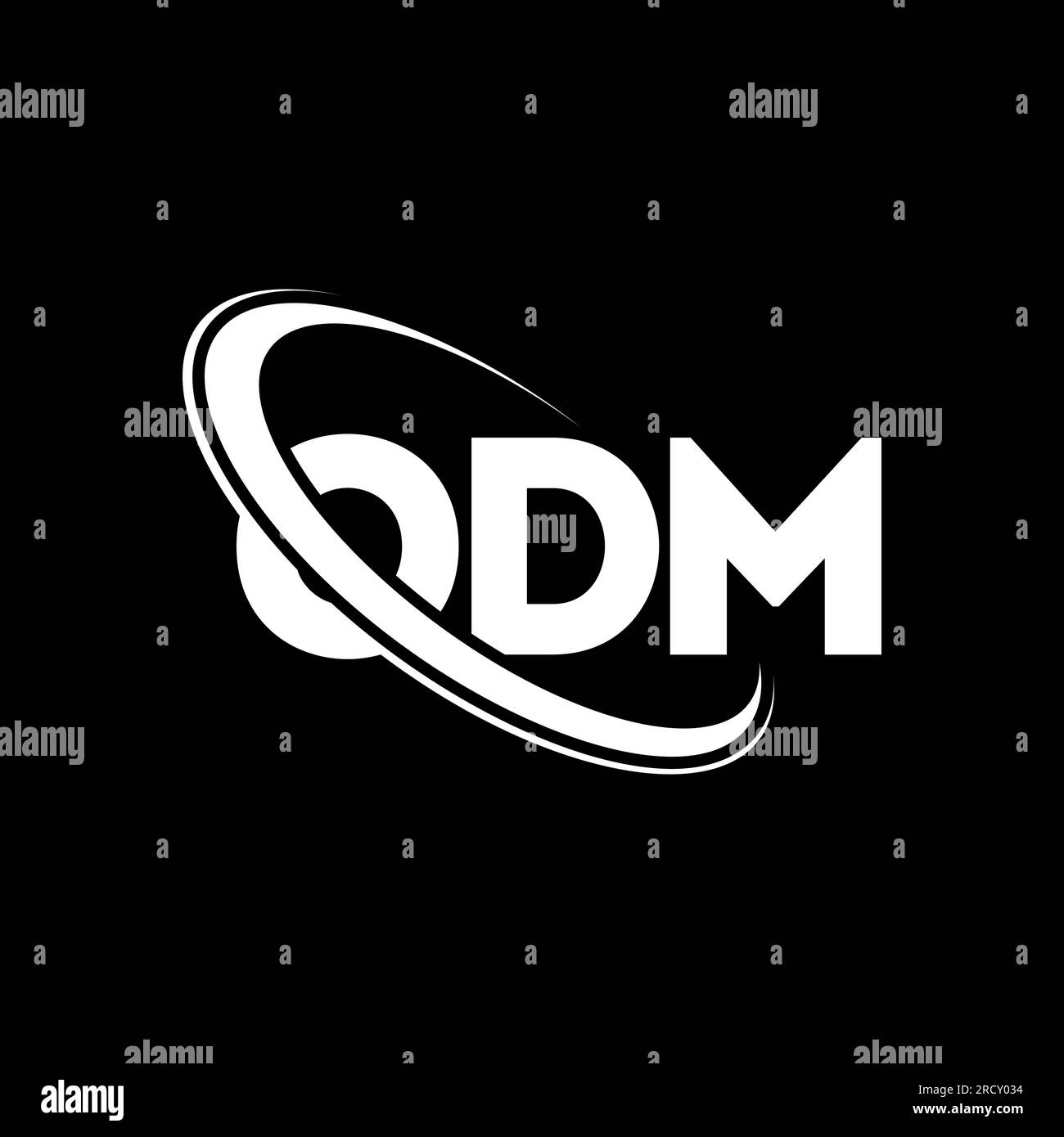 ODM logo. ODM letter. ODM letter logo design. Initials ODM logo linked ...