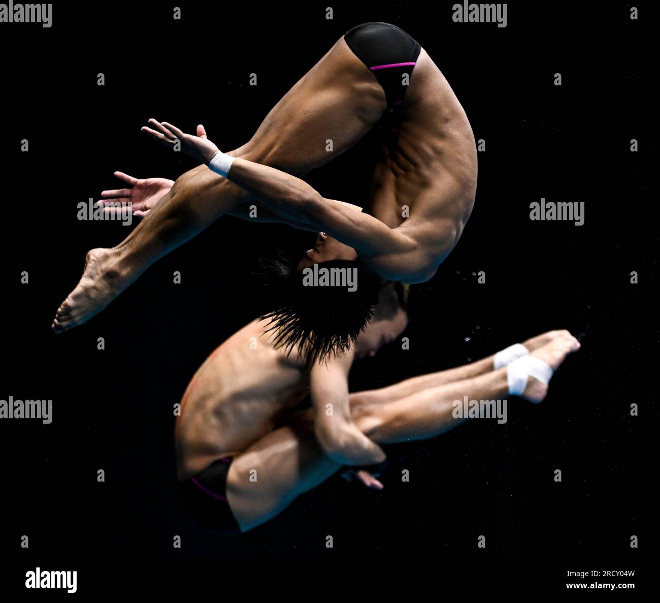 Fukuoka, Japan. 17th July, 2023. Bertrand Rhodict Anak Lises/Enrique ...