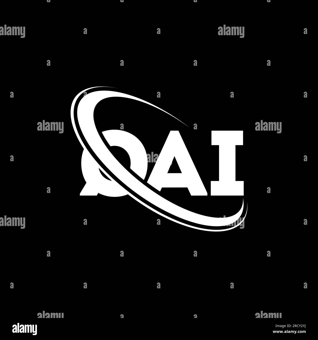 QAI logo. QAI letter. QAI letter logo design. Initials QAI logo linked ...