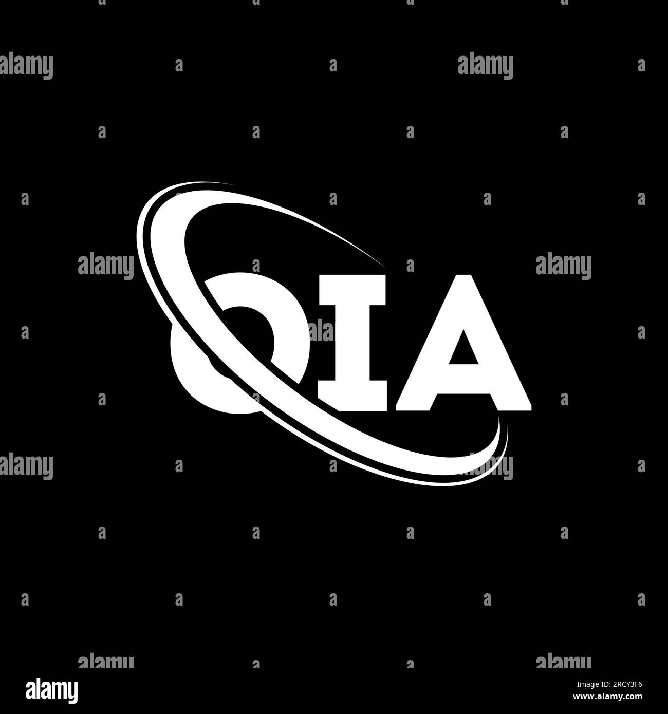 OIA logo. OIA letter. OIA letter logo design. Initials OIA logo linked ...