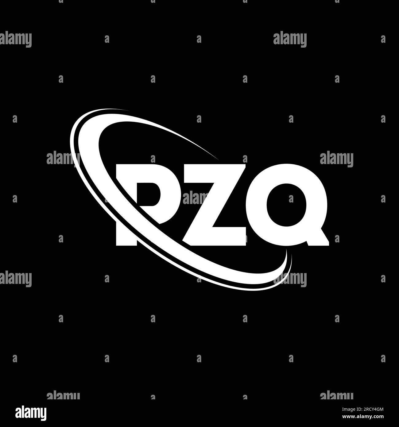 Pzq logo design hi-res stock photography and images - Alamy