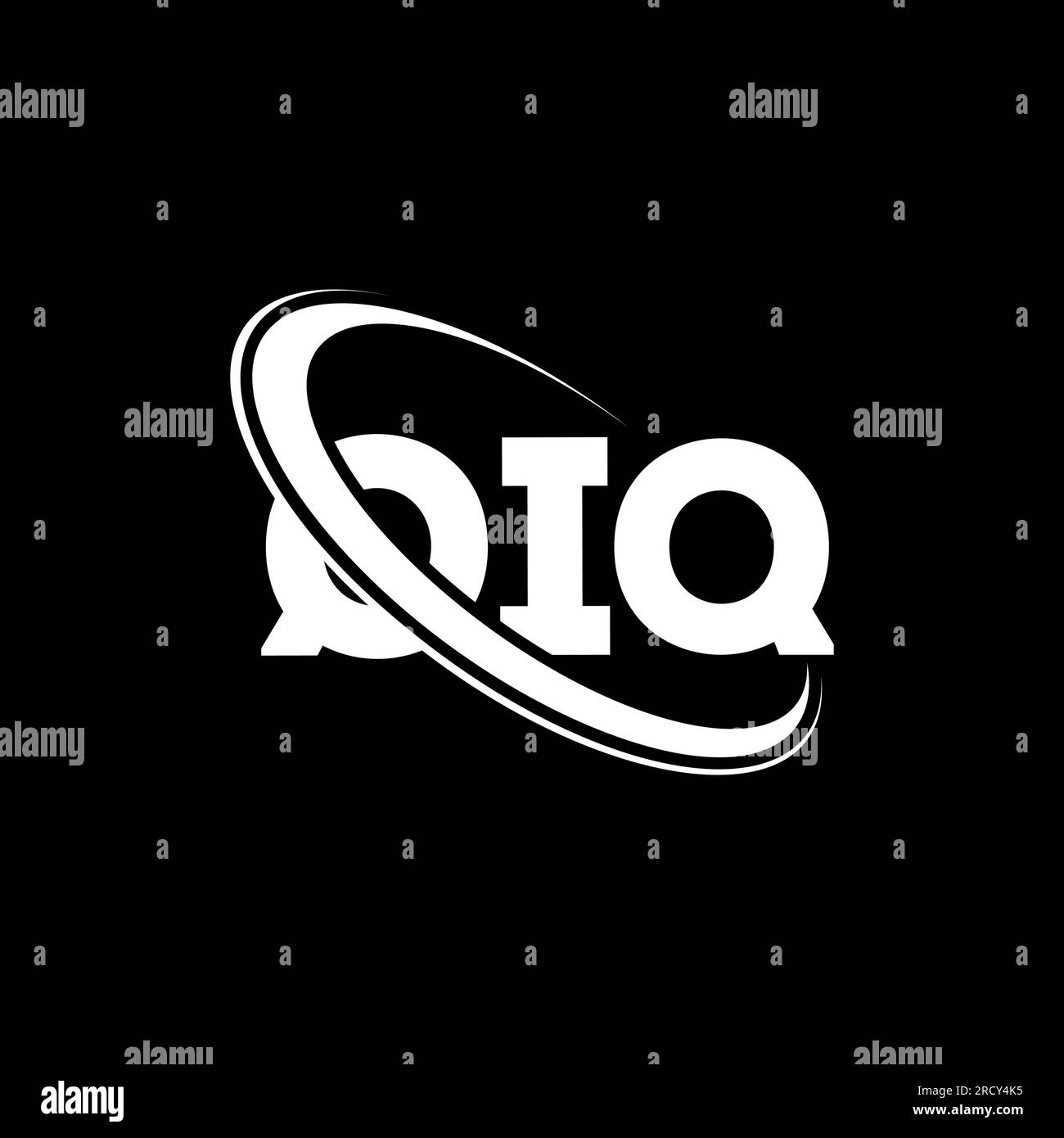 Qiq logo design hi-res stock photography and images - Alamy