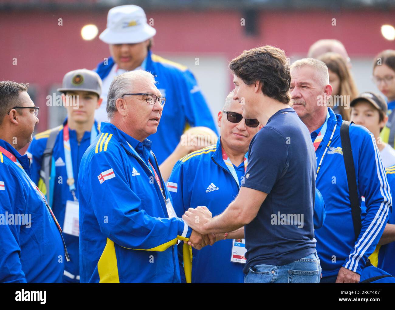 Dartmouth, Nova Scotia, Canada. July 17th, 2023. Canadian Prime ...