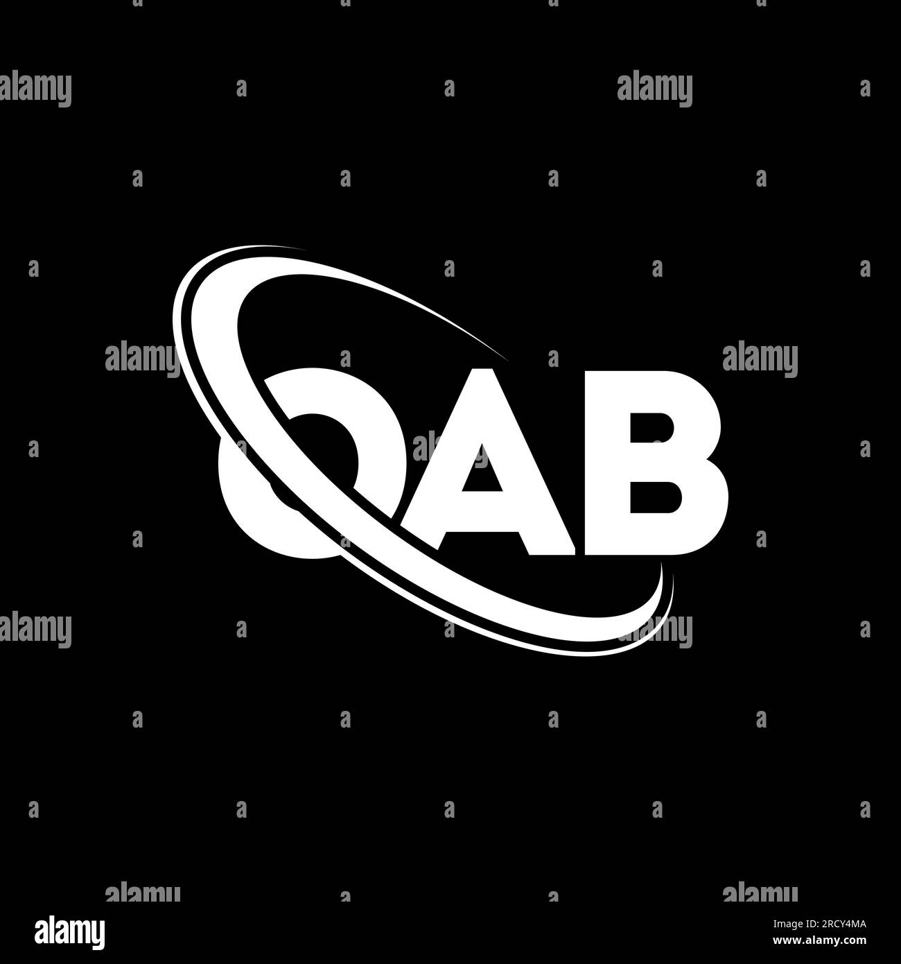 Oab minimalist logo Stock Vector Images - Alamy