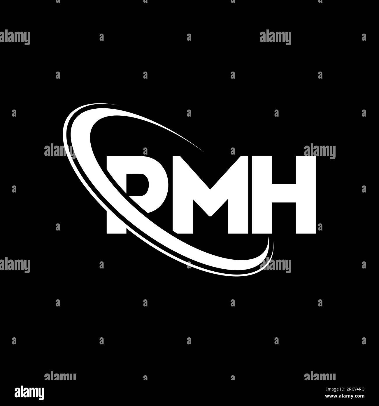 Pmh logo design Black and White Stock Photos & Images - Alamy