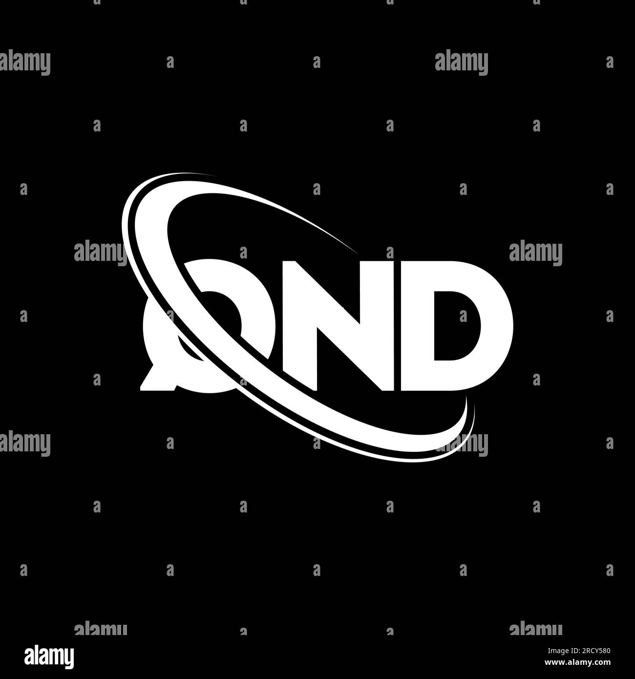 Qnd logo design hi-res stock photography and images - Alamy