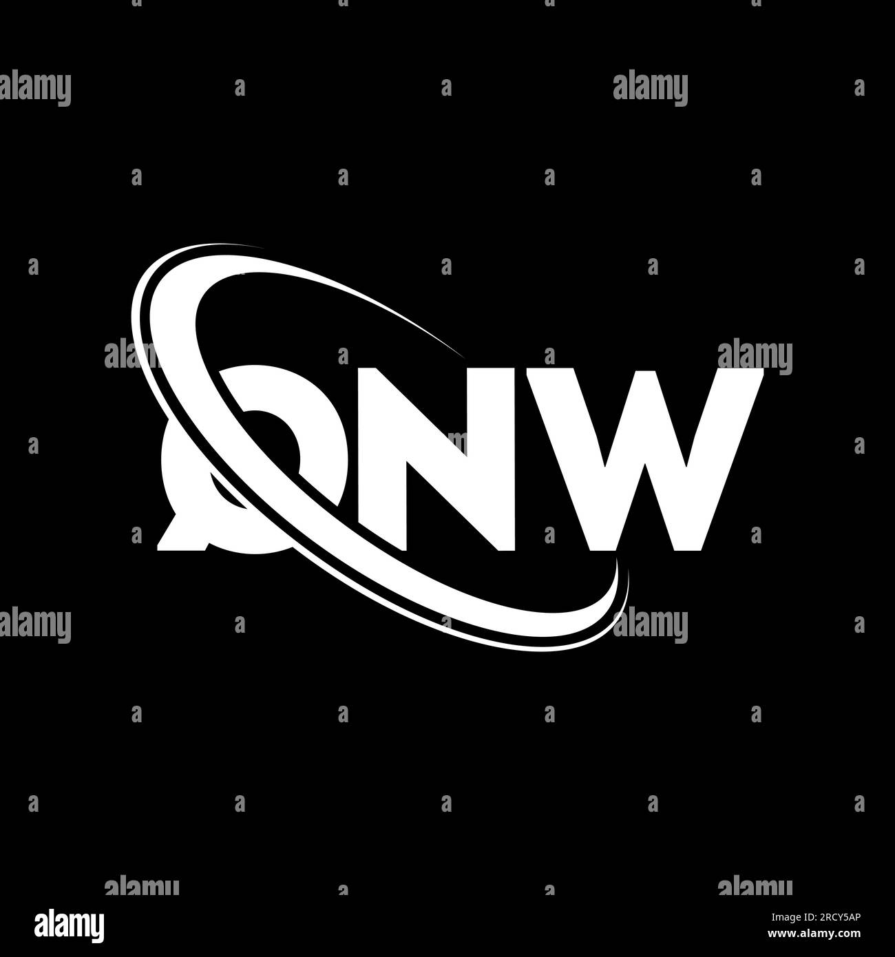 Qnw logo design hi-res stock photography and images - Alamy