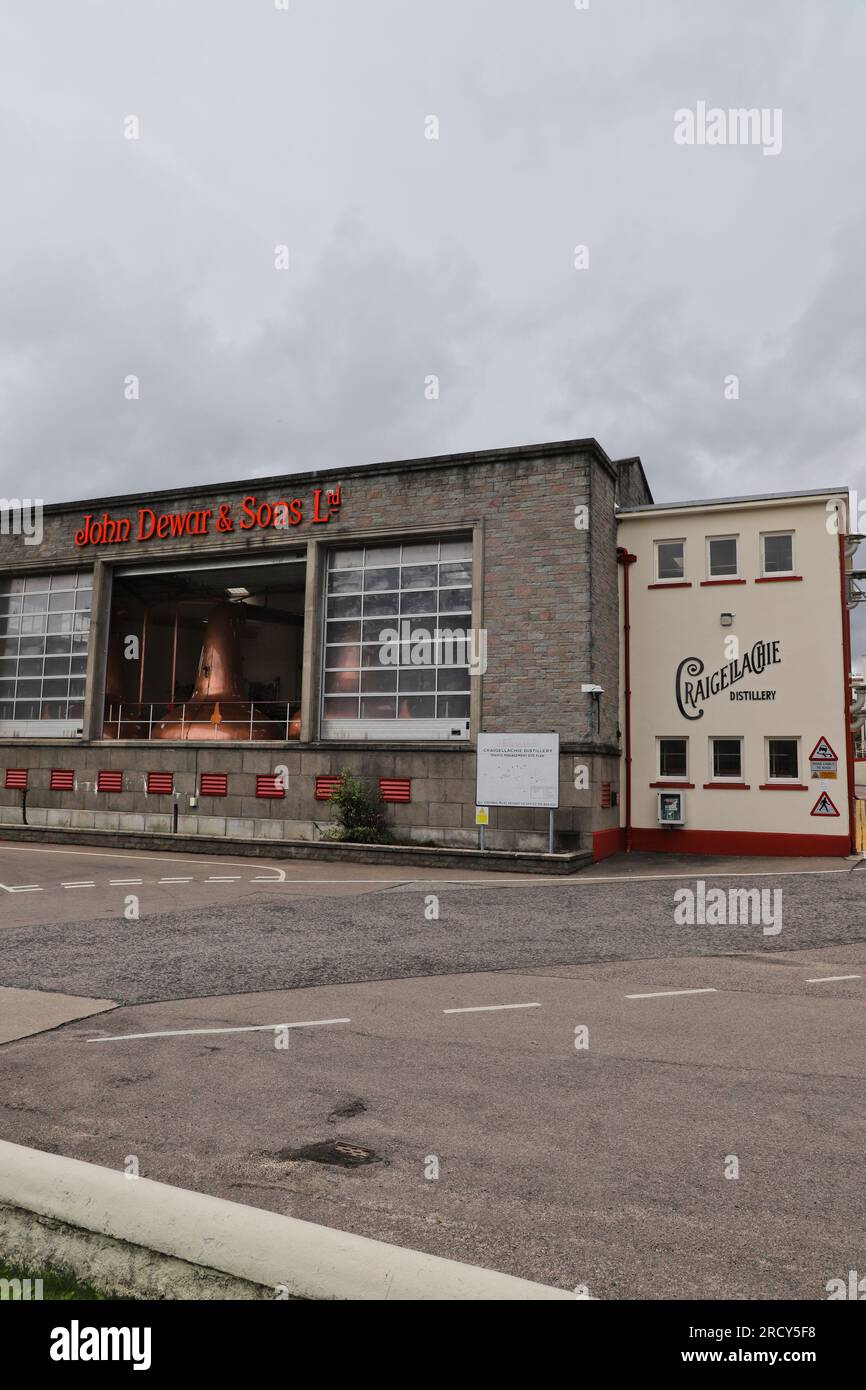John Dewar & Sons Craigellachie Distillery Moray Scotland July 2023 ...