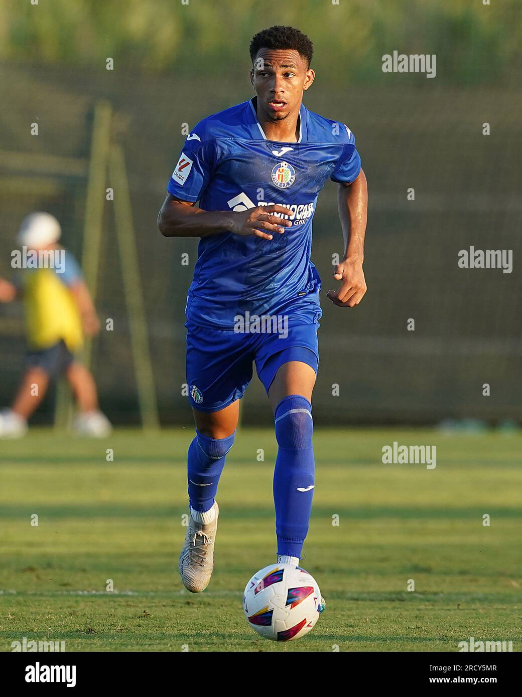 Getafe CF's Gaston Alvarez during friendly match. July 14, 2023. (Photo ...