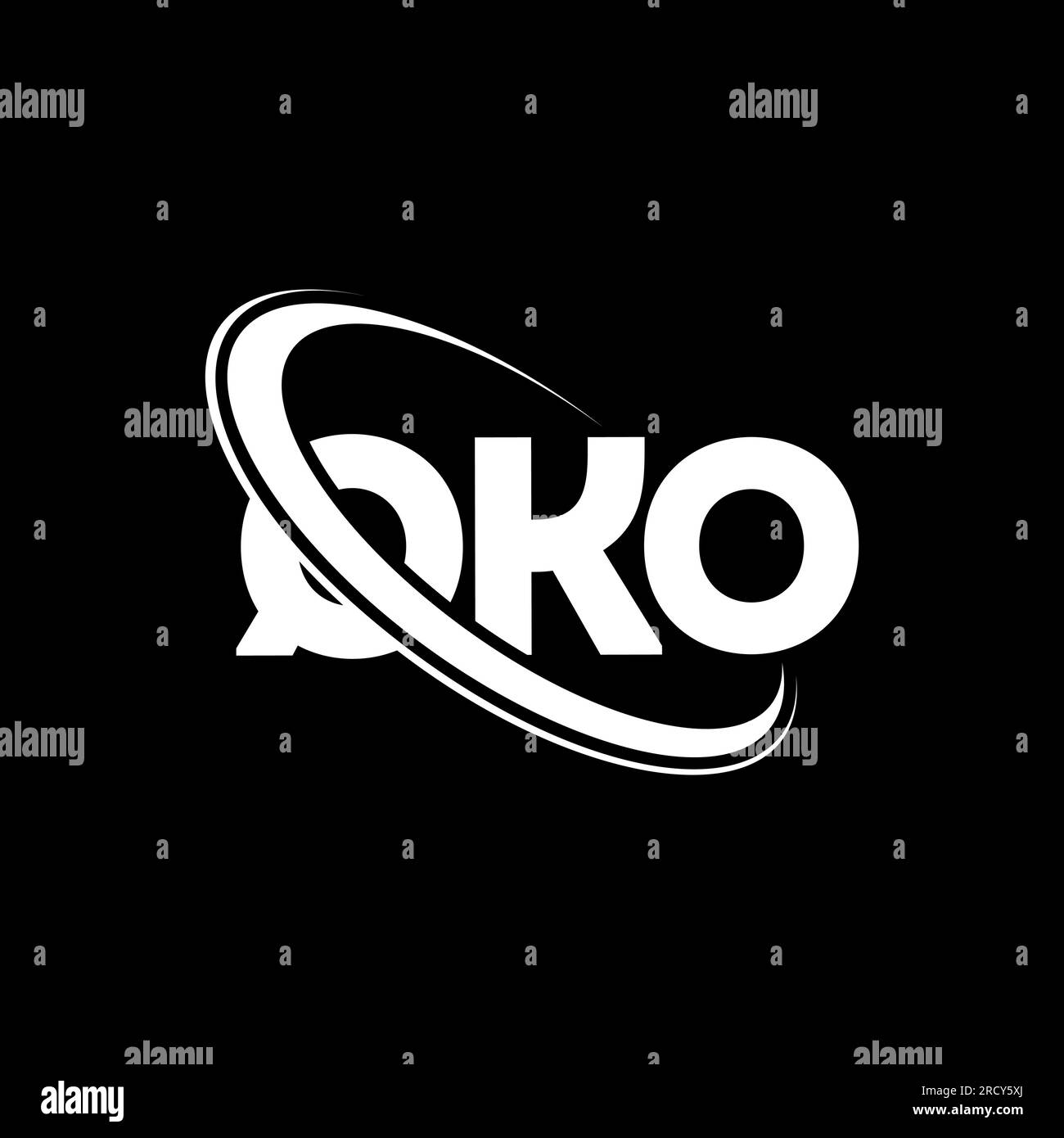Qko minimalist logo hi-res stock photography and images - Alamy