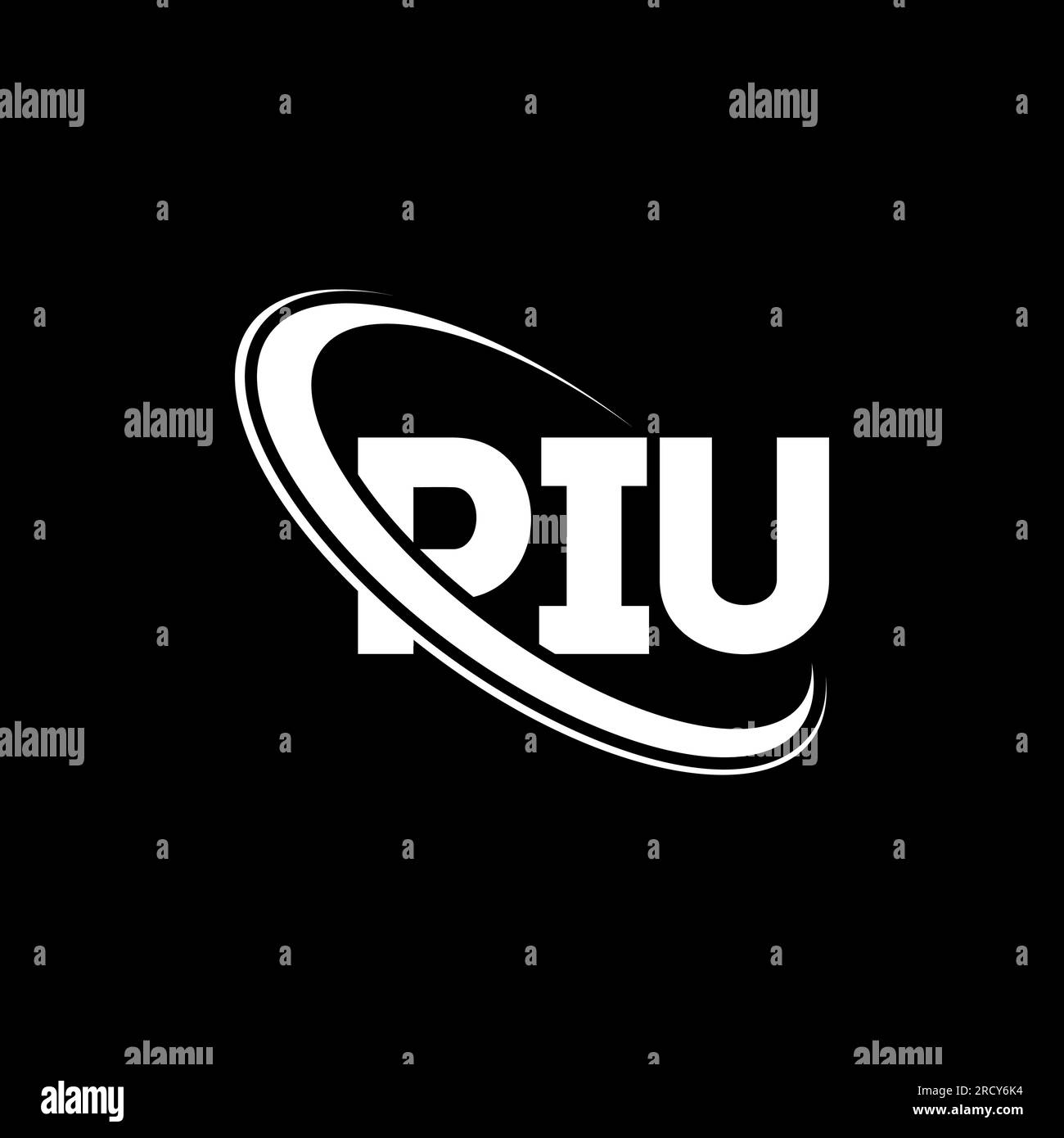 PIU logo. PIU letter. PIU letter logo design. Initials PIU logo linked ...