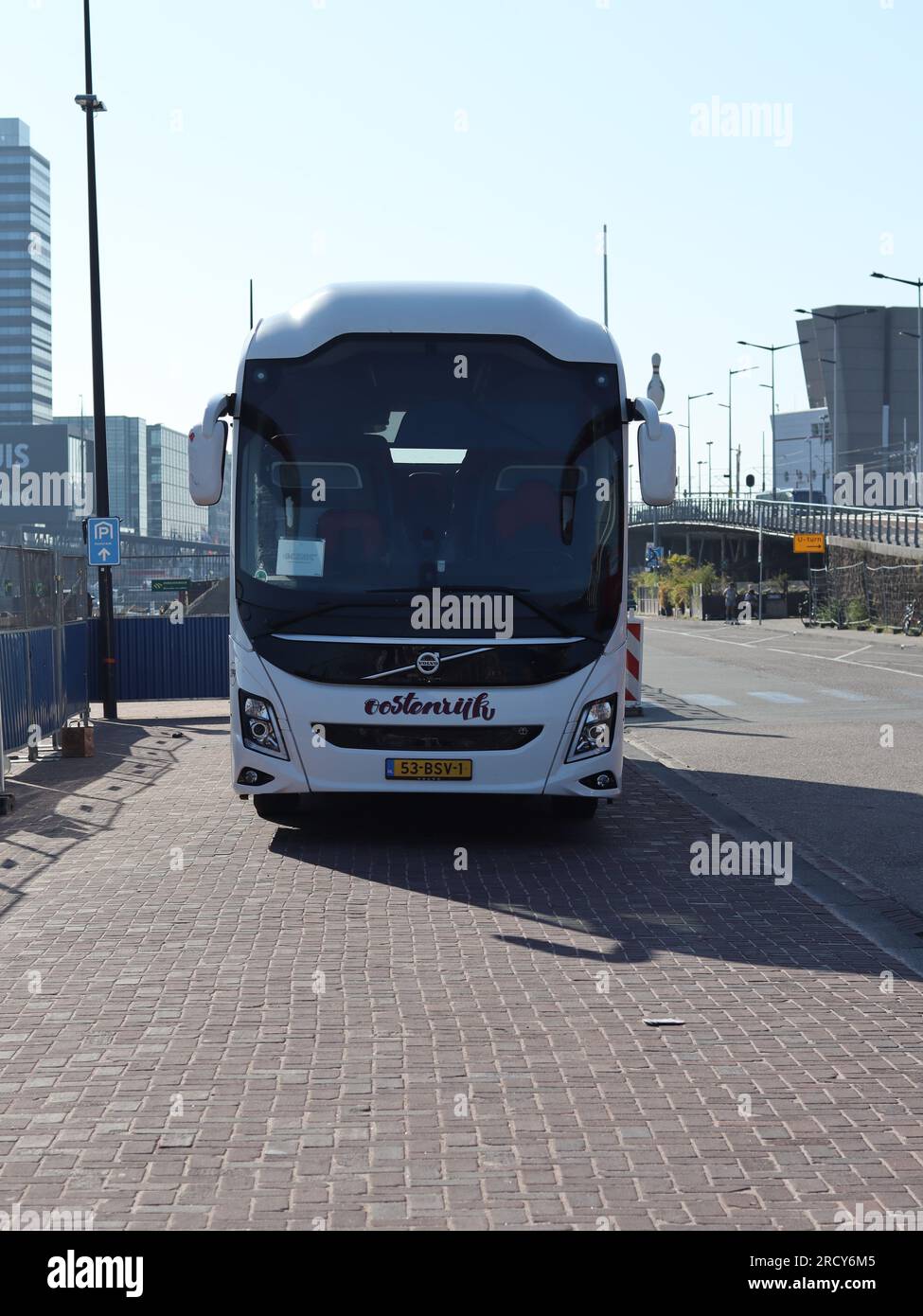 Luxury Bus in Amsterdam, Netherlands Stock Photo - Alamy