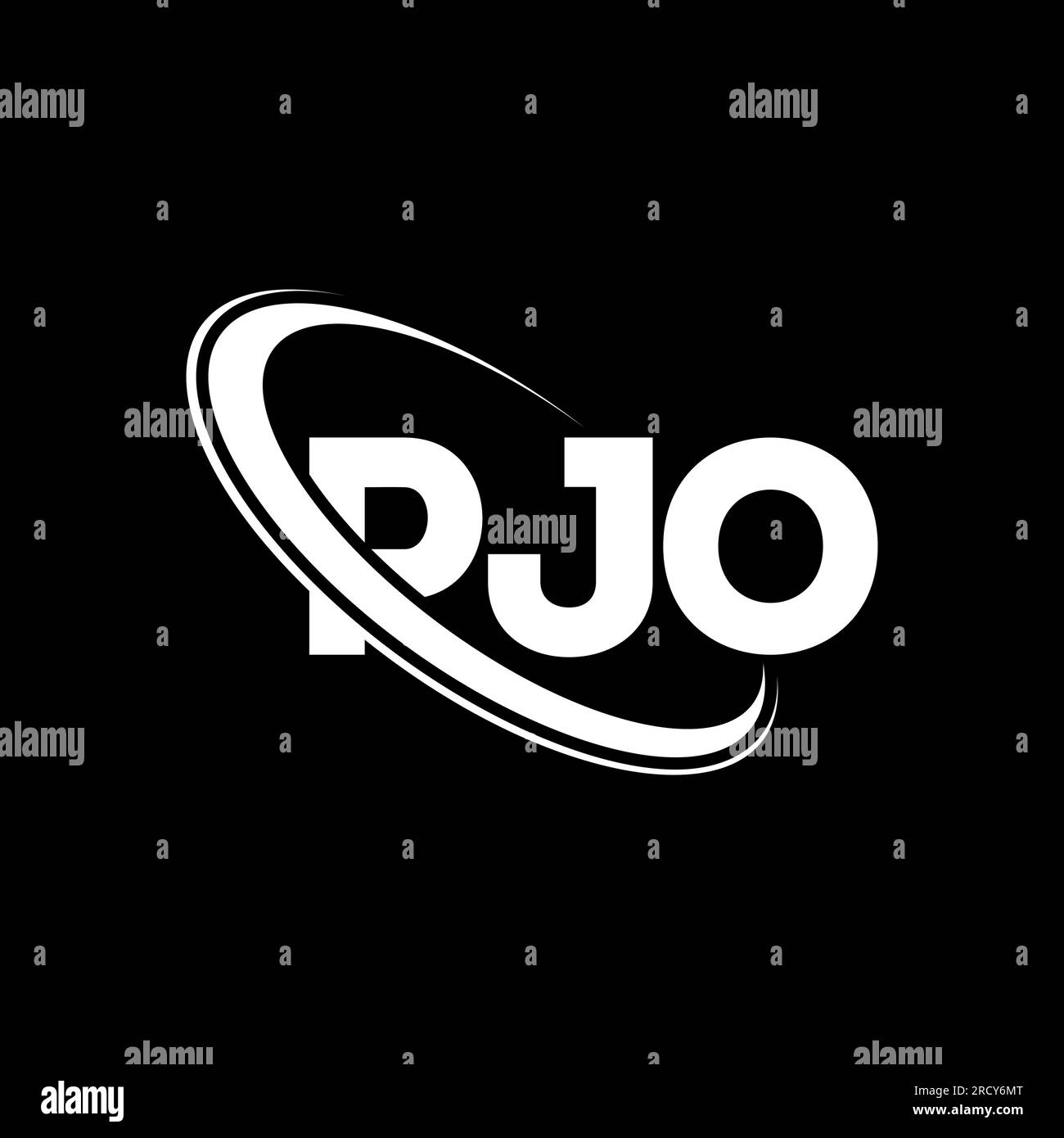 Pjo logo design hi-res stock photography and images - Alamy