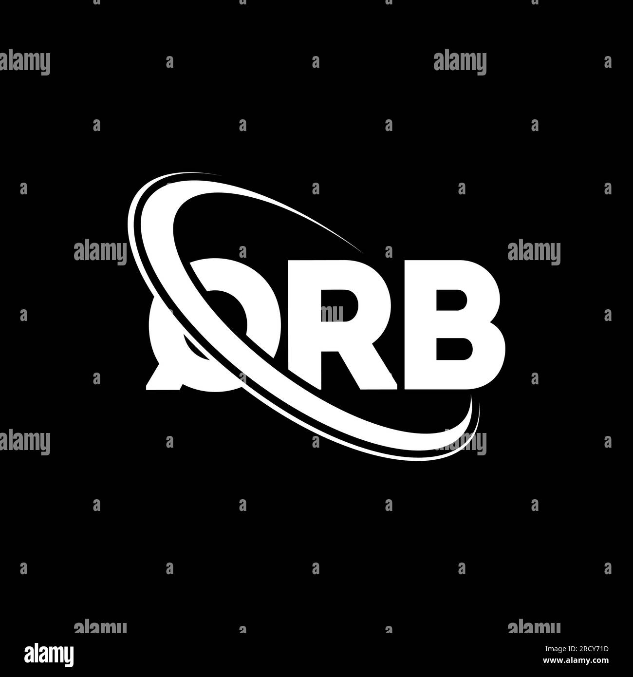 QRB logo. QRB letter. QRB letter logo design. Initials QRB logo linked ...