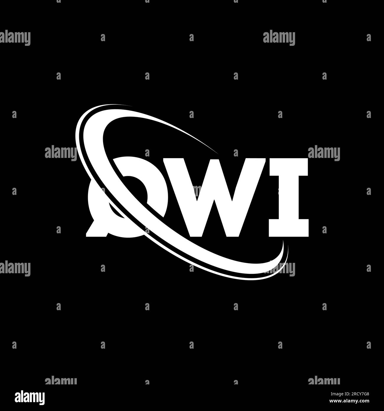 Qwi logo design hi-res stock photography and images - Alamy