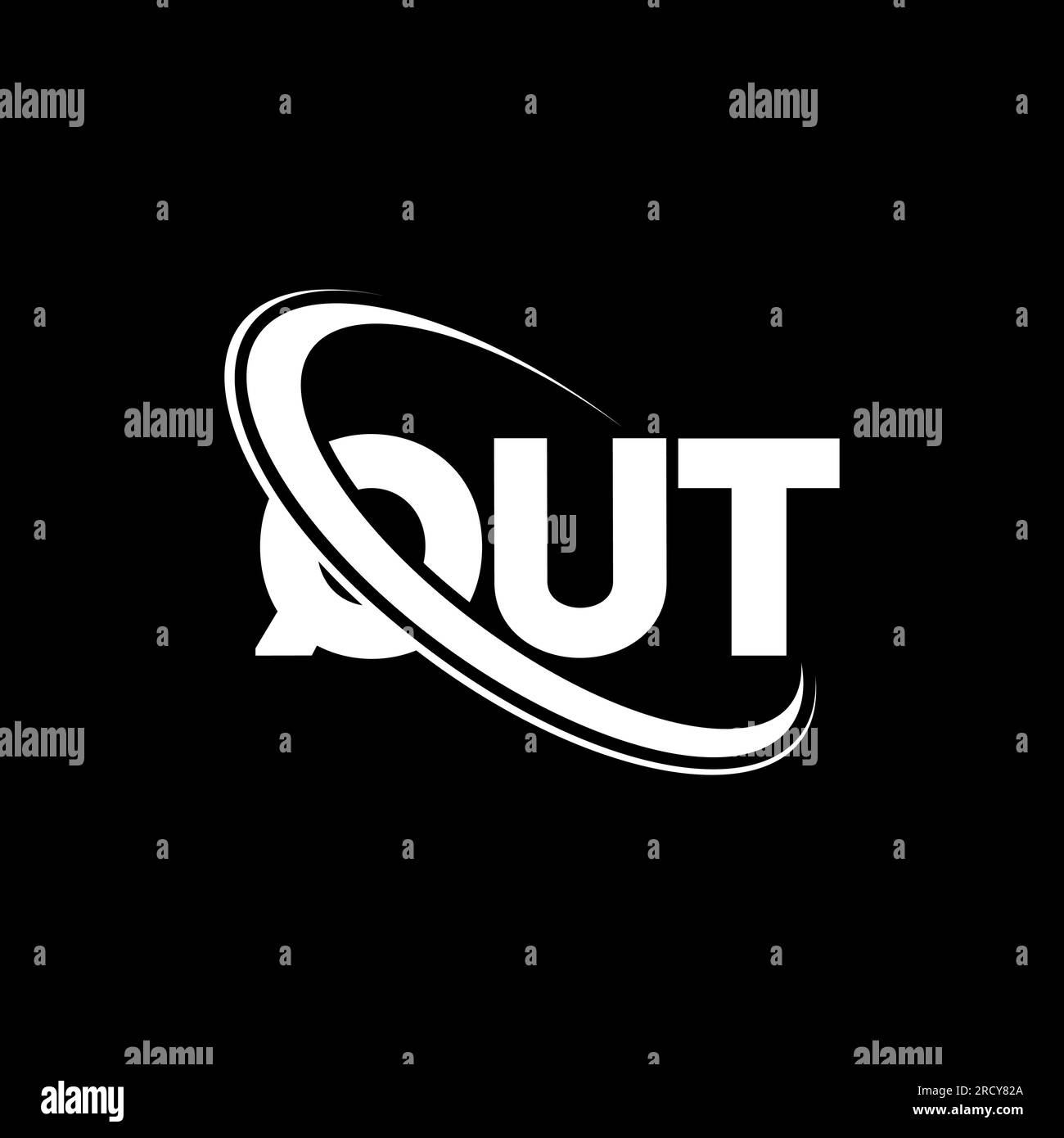 Qus logo design Stock Vector Images - Alamy