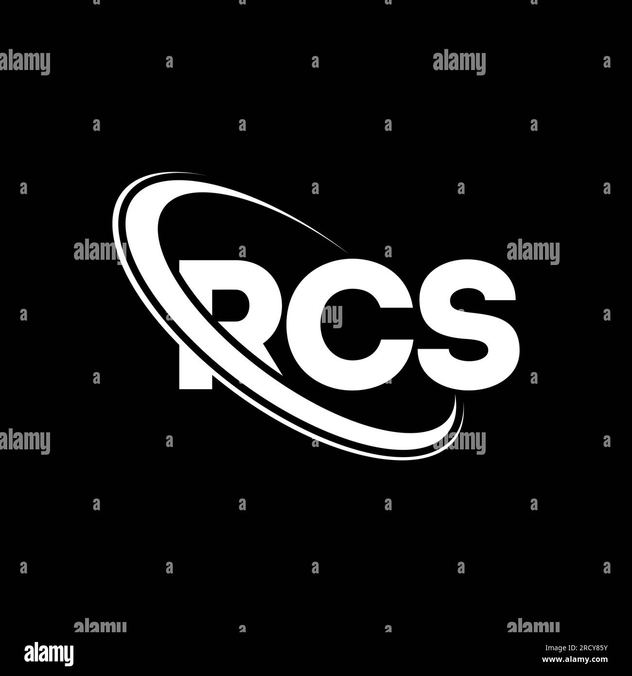 RCS logo. RCS letter. RCS letter logo design. Initials RCS logo linked ...
