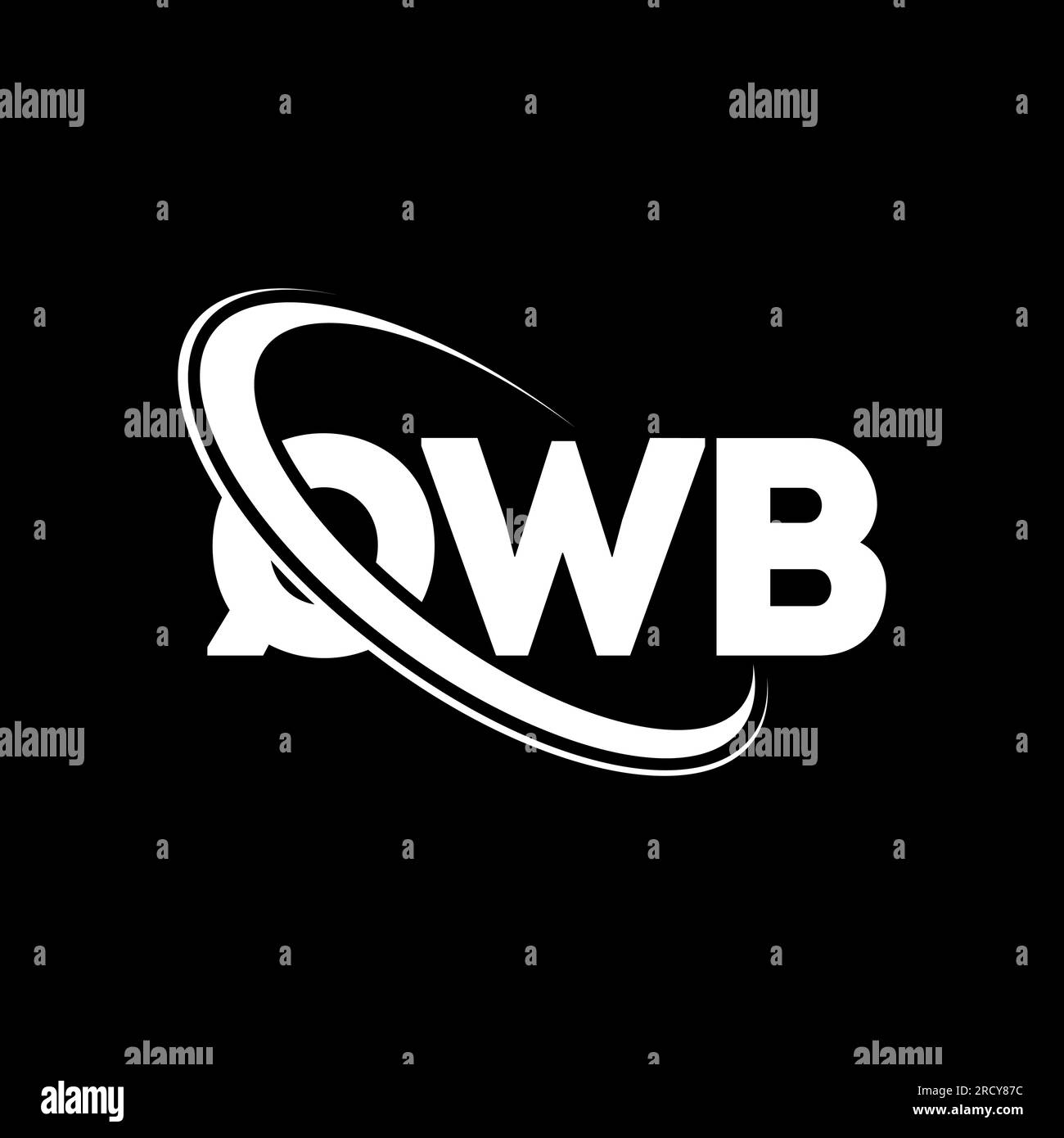 Qwb logo design hi-res stock photography and images - Alamy