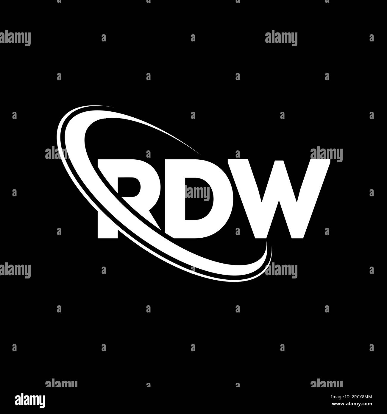 Rdw minimalist logo Stock Vector Images - Alamy