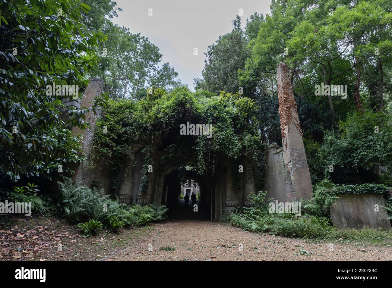 London, UK- 16 July 2023: Entrance to the Egyptian Avenue, at the ...