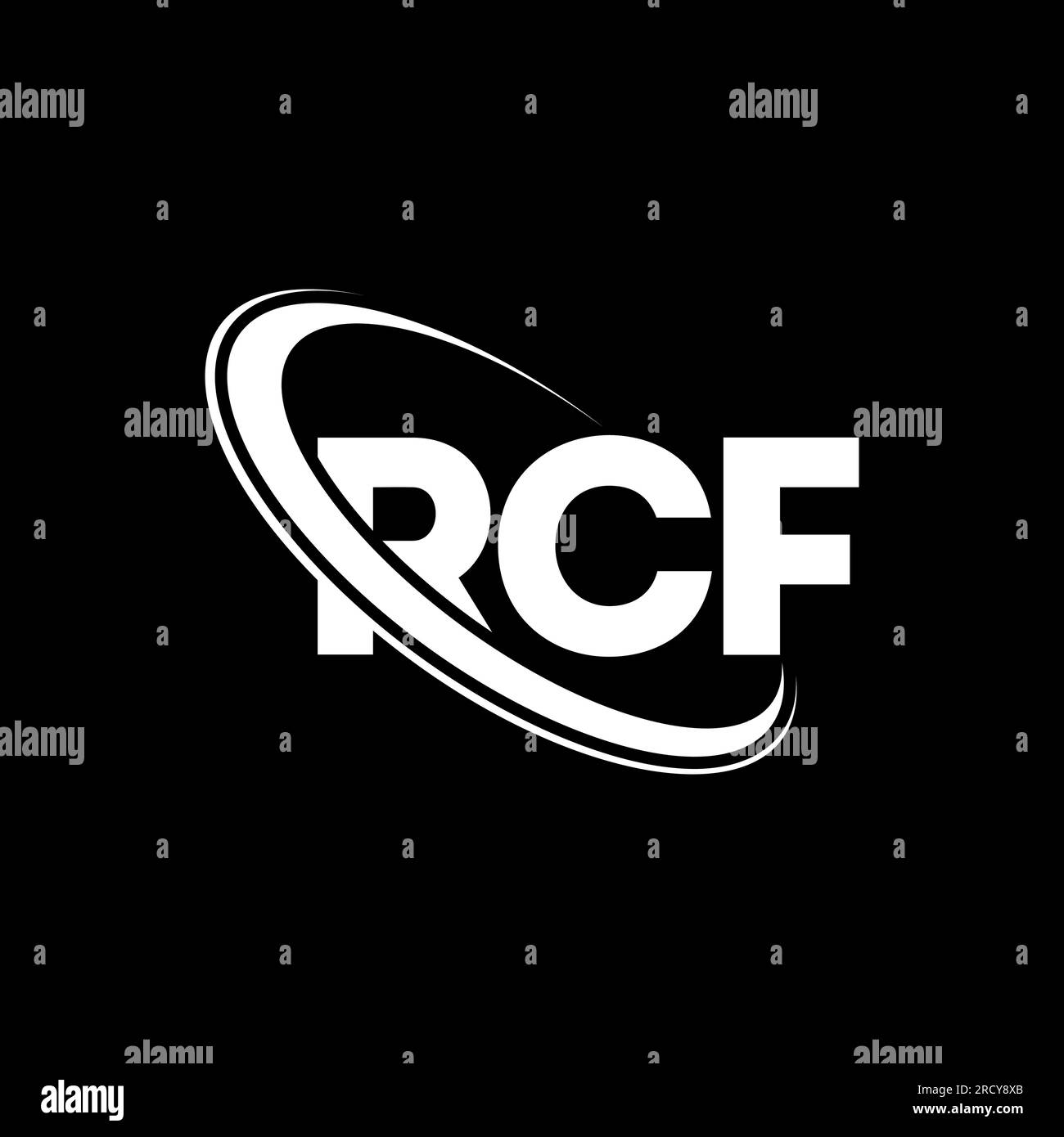 Rcf logo design Stock Vector Images - Alamy
