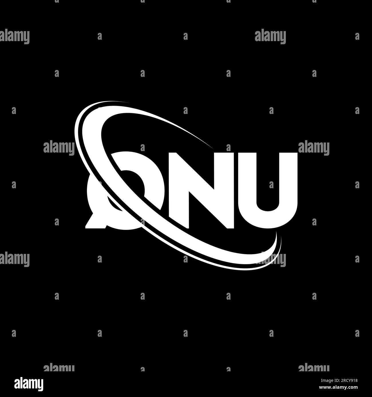 Qnu minimalist logo hi-res stock photography and images - Alamy