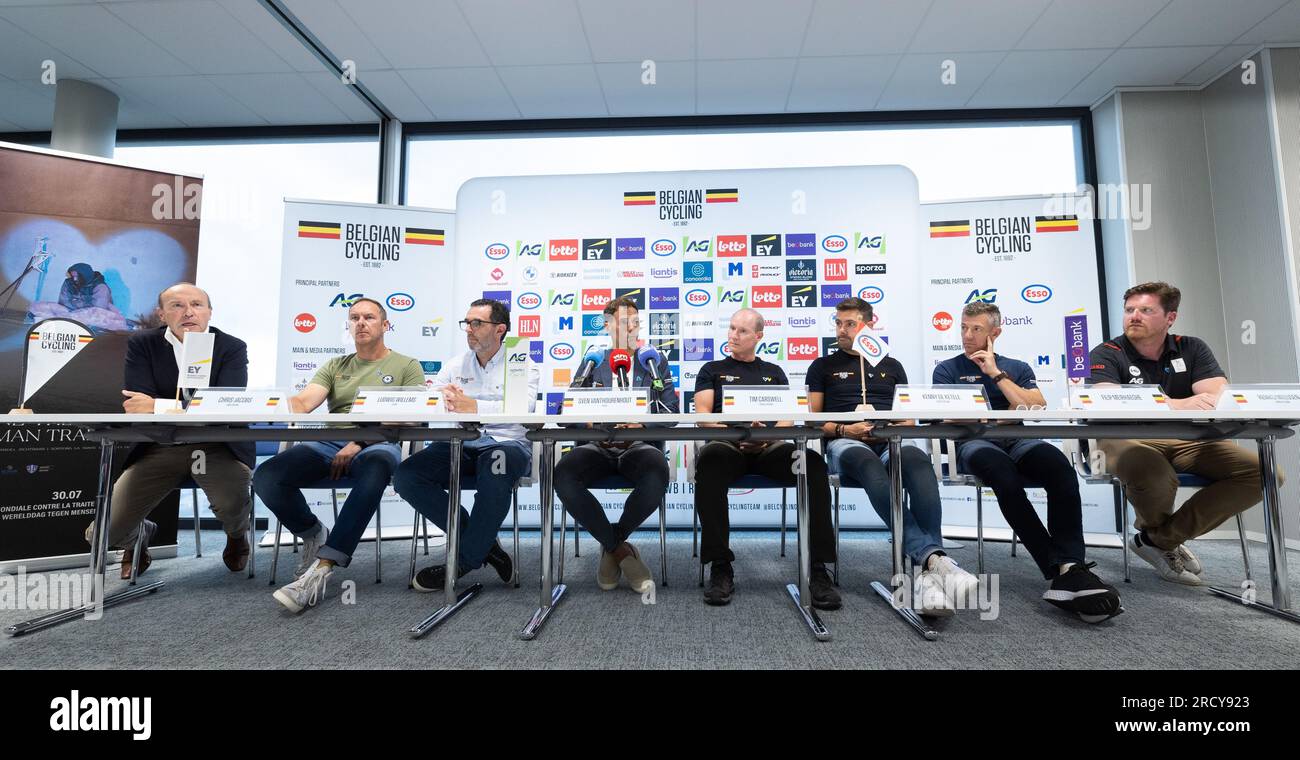 KBWB - RLVB Belgian Cyclist Federation chairman Tom Van Damme, BMC ...