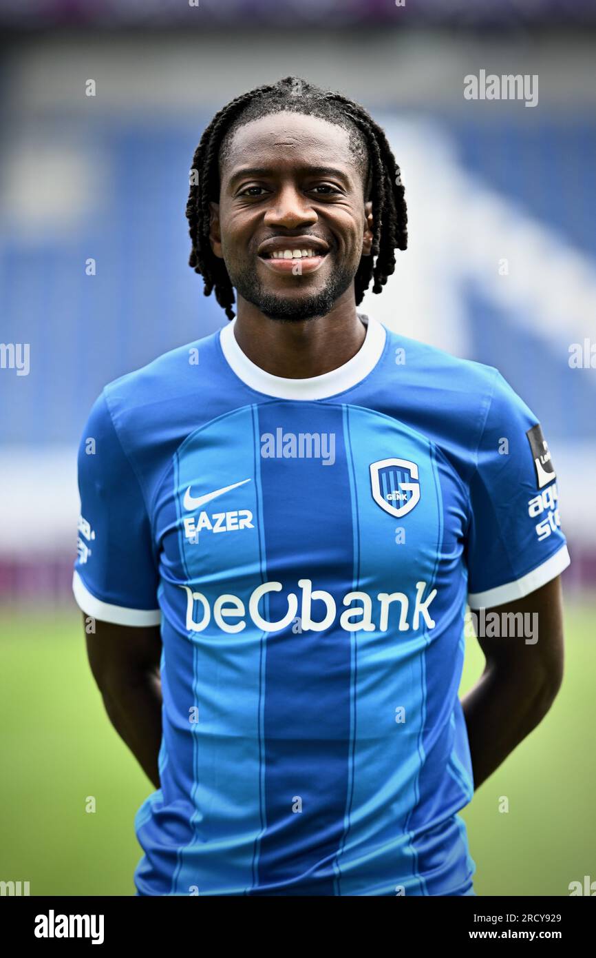 Genk's Joris Kayembe poses for a portrait picture at the 2023-2024 ...