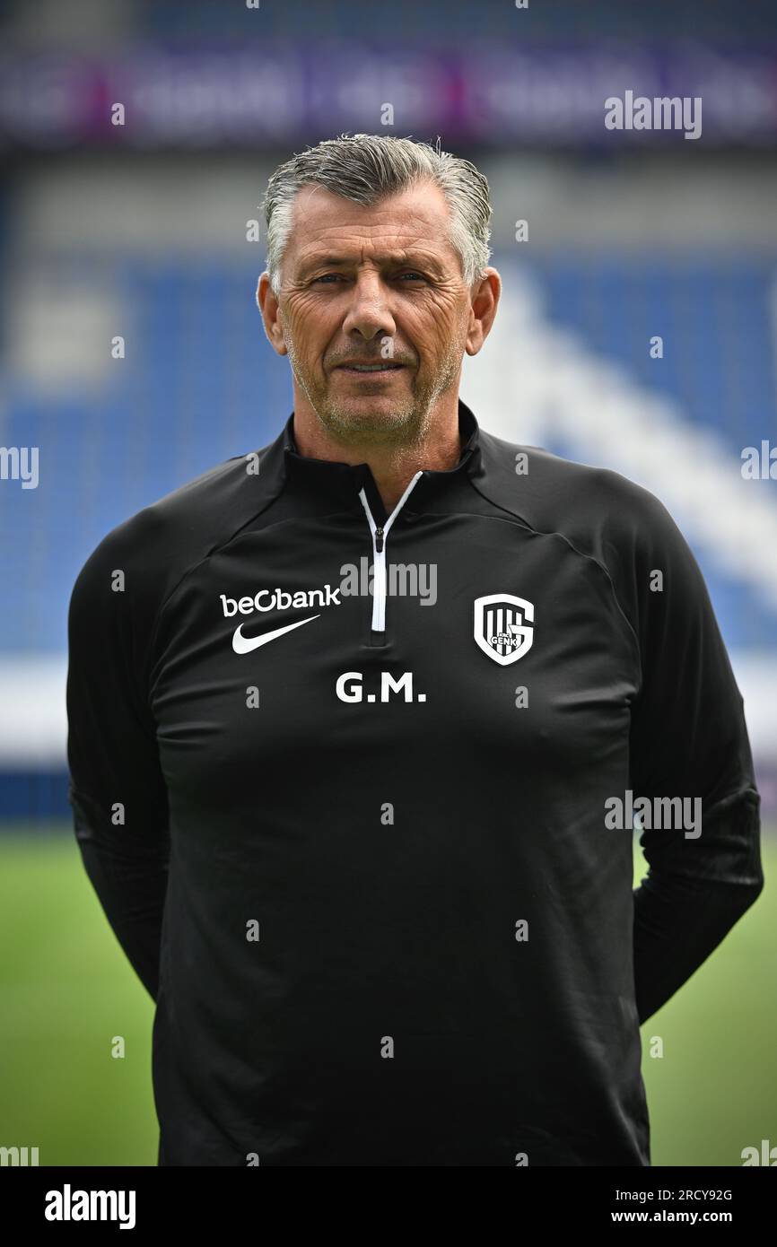 Genk's goalkeeper coach Guy Martens poses for a portrait picture at the ...