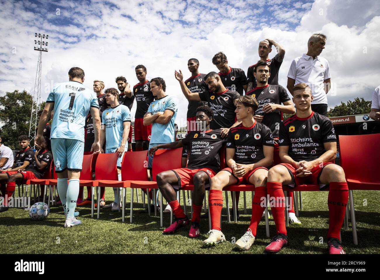 ROTTERDAM - Players of Excelsior during the Photo Press Day of sbv ...
