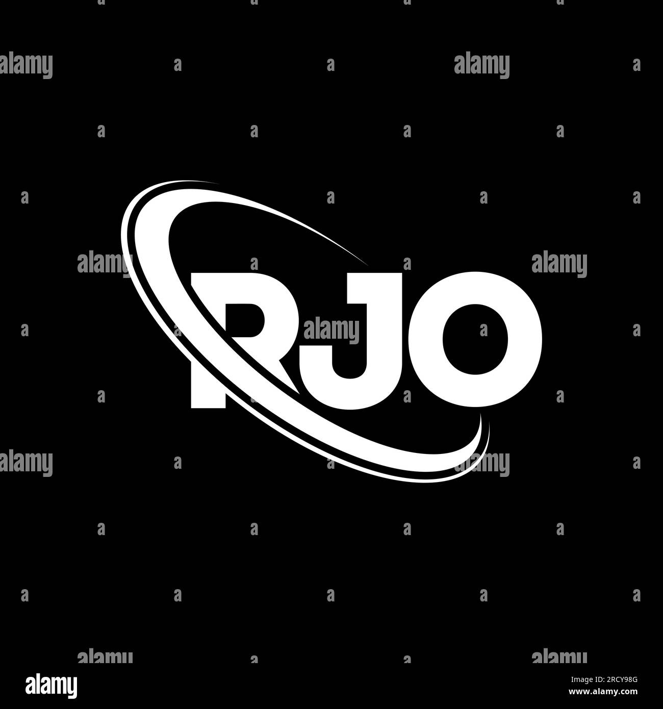 Rjo logo design hi-res stock photography and images - Alamy