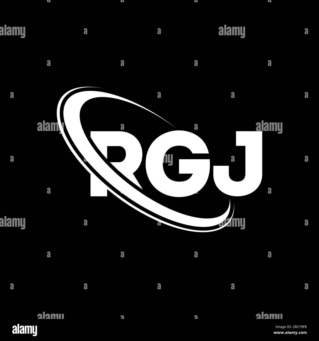 Rgj logo design hi-res stock photography and images - Alamy