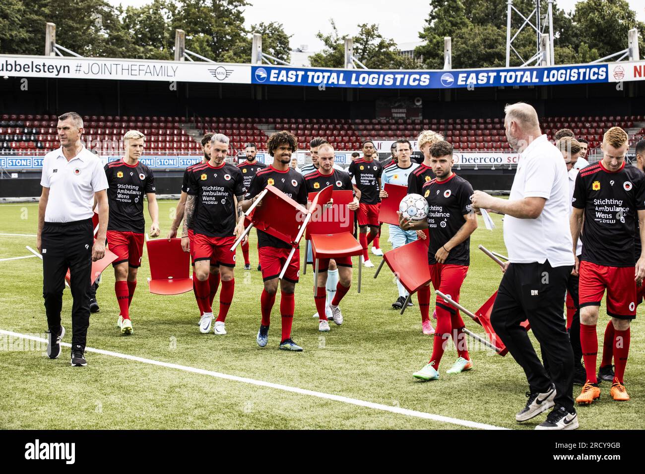 ROTTERDAM - Players of Excelsior during the Photo Press Day of sbv ...