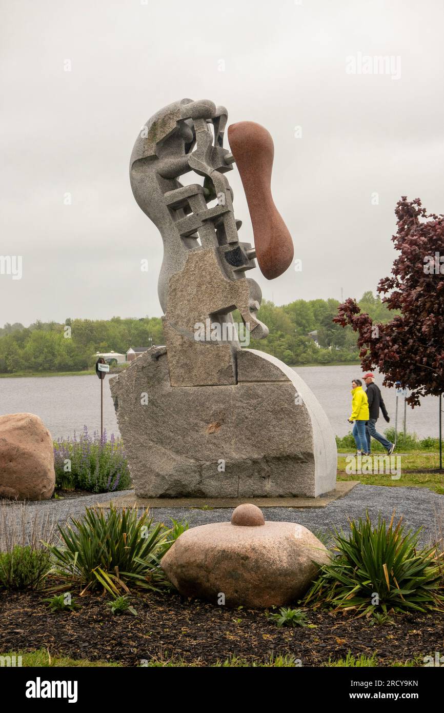 Art artwork waterfront granite stone stones hi-res stock photography and images - Alamy